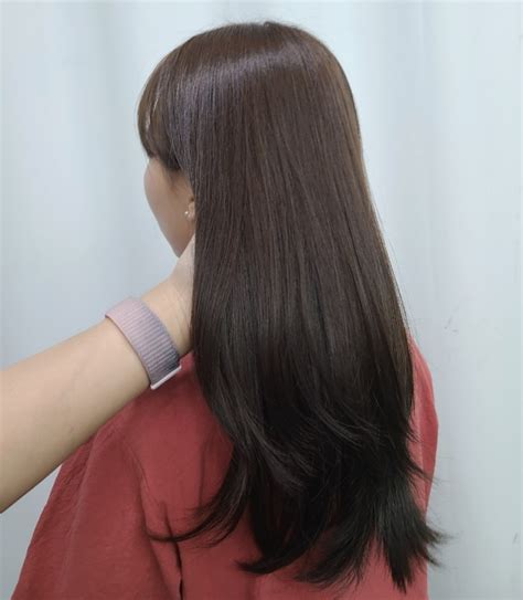 홍대미용실합정미용실 우아한 헤어 모카 브라운 염색 네이버 블로그
