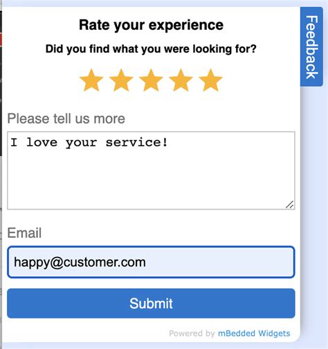 Feedback Widget Reviews In