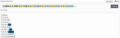 Php Regex Not Match End Of Line For Ioc Ipport Stack Overflow