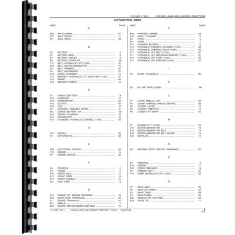 John Deere 112 Lawn And Garden Tractor Parts Manual Pdf Download And