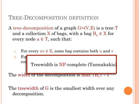Ppt An Introduction To Treewidth Powerpoint Presentation Free