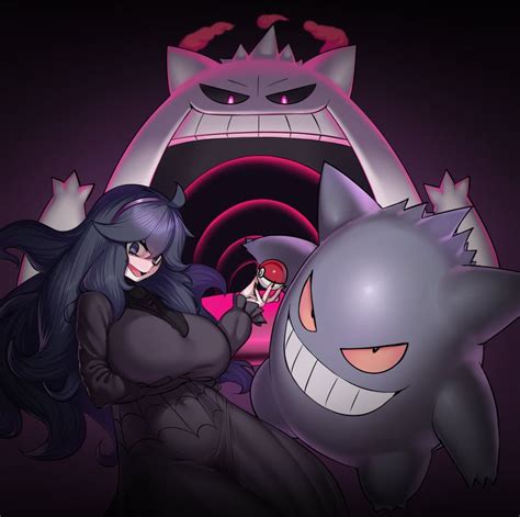 Hex Maniac Gengar And Gigantamax Gengar Pokemon And 1 More Drawn By