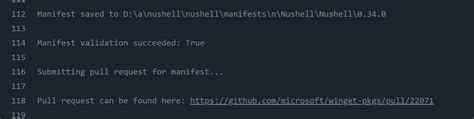 Wingetcreate Update Command Failing During Pull Request Submission Due