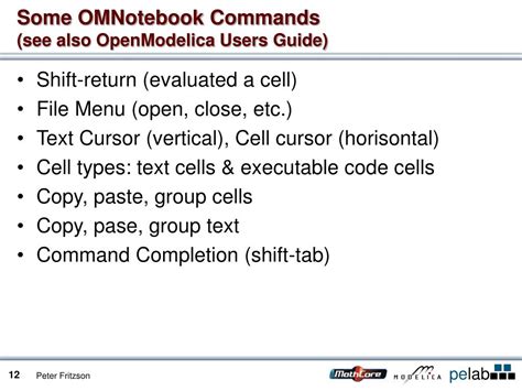 Ppt Openmodelica Omshell And Omnotebook Introduction And Exercises Powerpoint Presentation