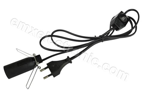 PIN AC CORD WITH DIMMER E HOLDER EMX Electronic