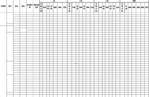 员工出勤统计表excel模板 我拉网