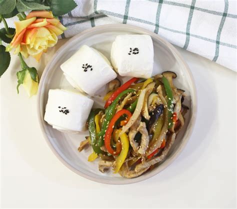 고추잡채 만들기 꽃빵 먹는법 파프리카 요리 파프리카볶음 네이버 블로그