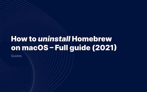 install homebrew macos rjs