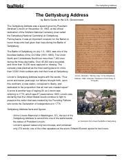 Gettysburg Address Pdf The Gettysburg Address The Gettysburg Address By Ben S Guide To The U S