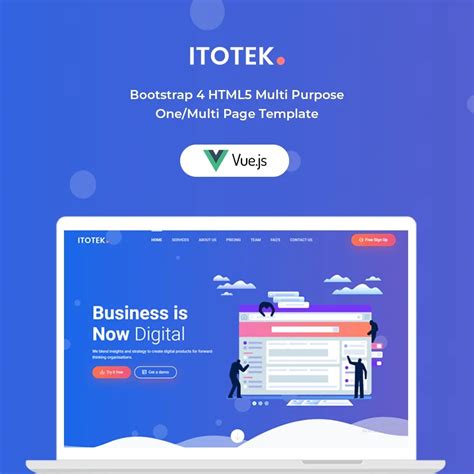 Itotek Vuejs Template Setblue