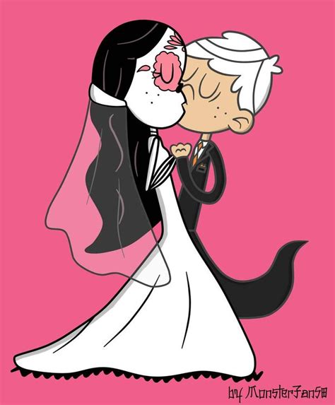 Rlw Day 7 Kiss By Monsterfan50 On Deviantart The Loud House Fanart