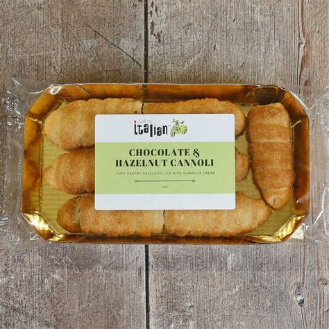 Cannoli 200g - 4 flavours - Justsoitalian.co.uk