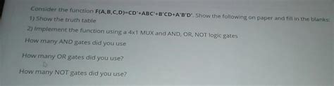solved consider the function f a b c d cd abc b cd a b d