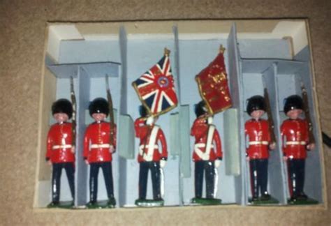 Lead Toy Soldiers The Irish Guards Colour Party At Attention