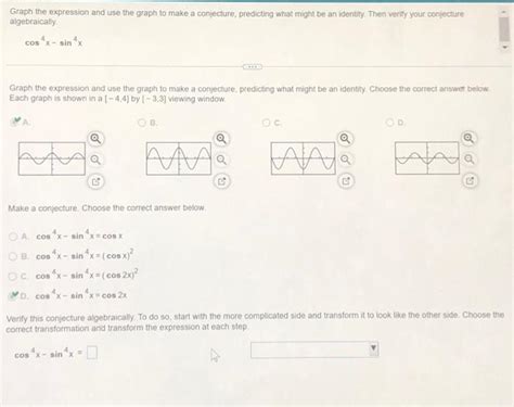 Solved Graph The Expression And Use The Graph To Make A Chegg Com
