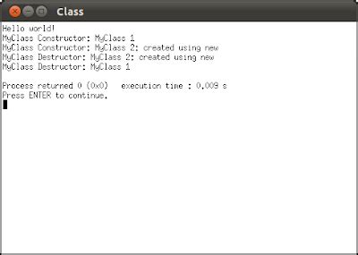 C Exercise Constructor And Destructor