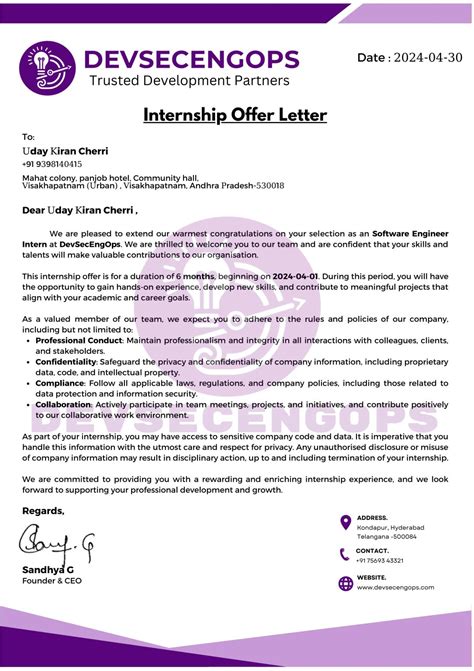 Uday Cherri On Linkedin Glad To Share That I Started My Internship In Devsecengops