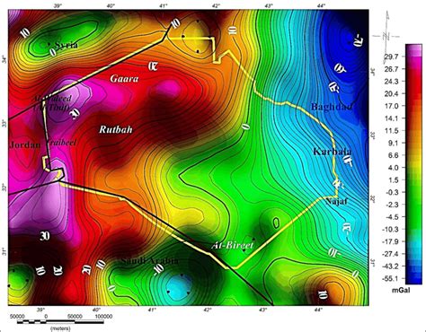 4 B Grace Gravity Model Of The Western Desert Download Scientific Diagram