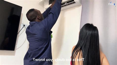 Huge Cock Refrigeration Technician Repairs My Huge Hot Ass Thermostat Sarah Black Xander