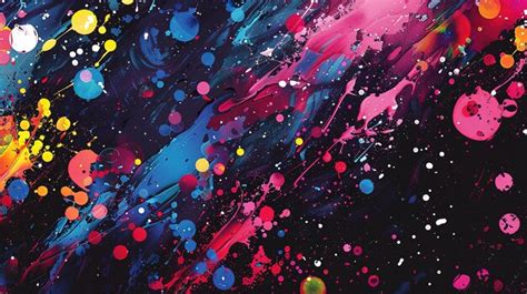 Splatter Pattern Wallpaper Premium Ai Generated Image