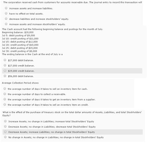 Solved The Corporation Received Cash From Customers For