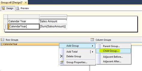 Umas Blog Introduction To Group For Tablix Matrix And Table