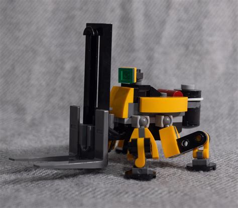 Lego Moc Robotic Forklift By Rovivruselos Rebrickable Build With Lego