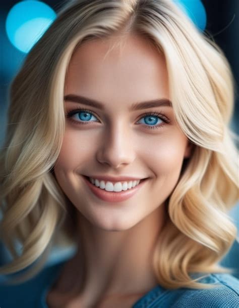 99 000 Blue Eyed Smiling Girls Pictures