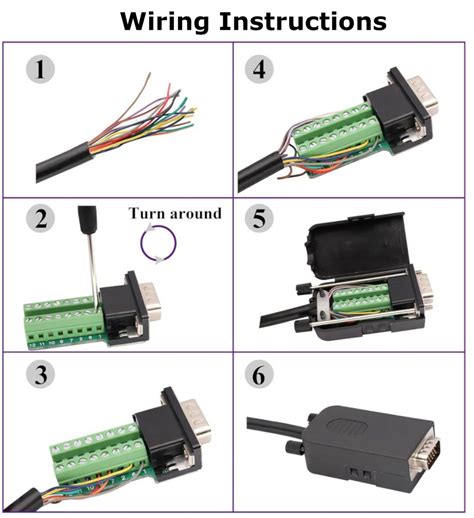 Probots Vga 15pins 3 Row Female To Screw Terminal Block Adapter Breakout With Case Buy Online India