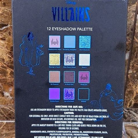 Disney Makeup Disney Villains 2 Eyeshadow Palette New Poshmark