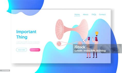 현대 과학 개발 과학 연구 방문 페이지 템플릿작은 여성 과학자 문자는 양자 역학 이론및 터널링 공식을 해결합니다 만화 사람 벡터