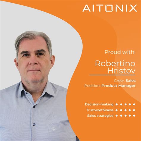 🌟 Proud With Our Product Manager Robertino Hristov 🌟 Robertino Is Our