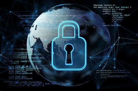 Premium Photo Cyber Security And Global Data Protection Concept With