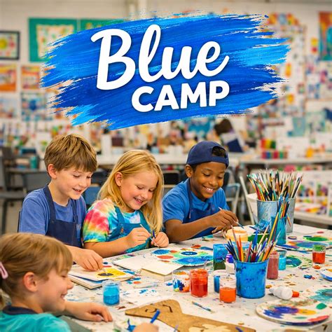 Arty Art Camp Blue 1 Camp The Wild Art Gallery