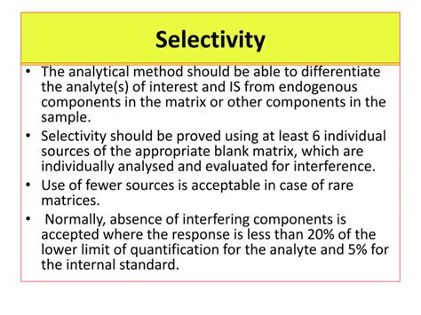 bioanalytical method validation emea pptx