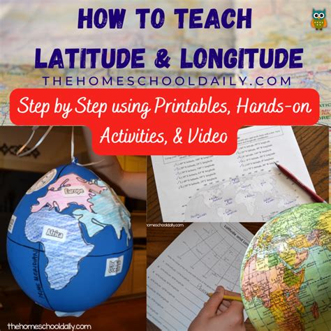 How To Teach Latitude And Longitude The Homeschool Daily