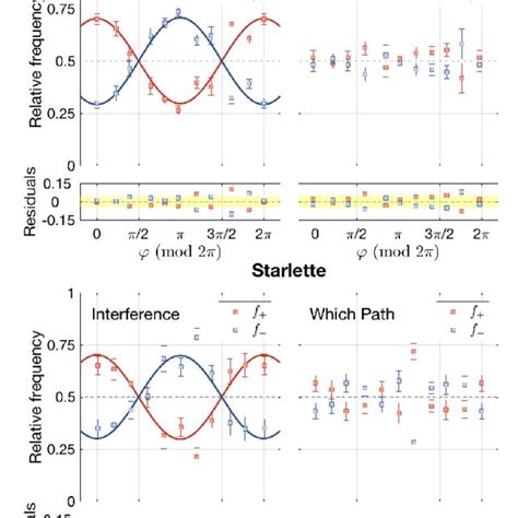 experimental results for the interference and which path download
