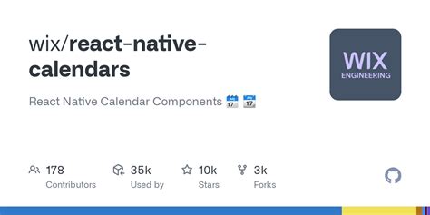 github wix react native calendars react native calendar components 🗓️ 📆