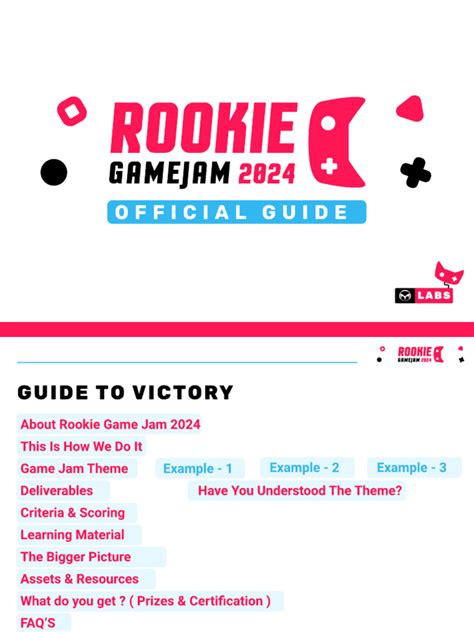 Game Jam Guide 2024 Pdf