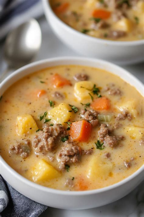 Cheeseburger Soup Recipe An Organized Chaos