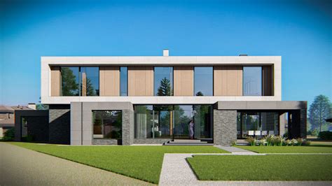 Современный загородный дом