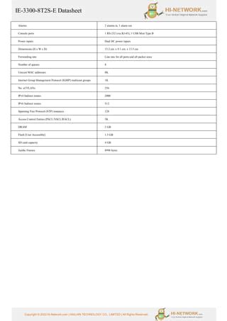 Cisco Ie T S E Datasheet Pdf