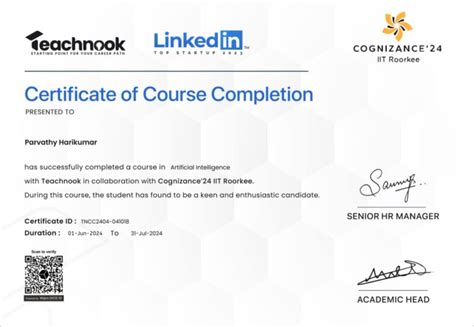 Parvathy Harikumar On Linkedin Learningjourney