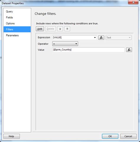 Reporting Services Ssrs Cascading Parameters Stack Overflow