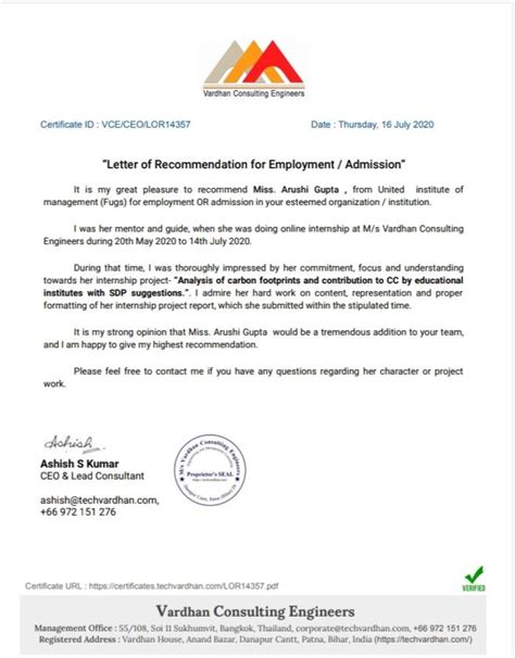 Arushi Gupta On Linkedin Certification Internshipexperience