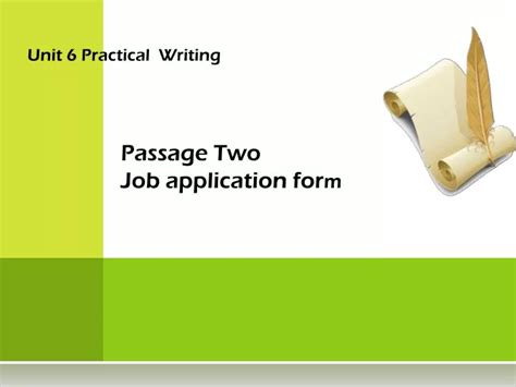 PPT Unit Practical Writing PowerPoint Presentation Free Download ID