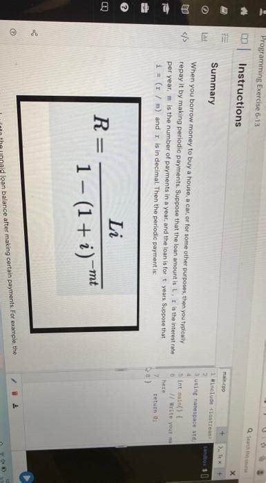 Solved Programming Exercise 6 13 Instructions Q Eile Summary