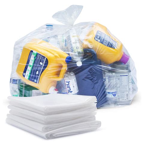 60 Gallon Clear Trash Bags Online