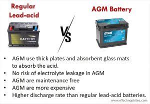 AGM Battery Uses Pros Cons VS Regular Battery