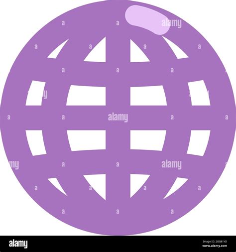 Purple Internet Symbol Illustration On A White Background Stock Vector Image And Art Alamy